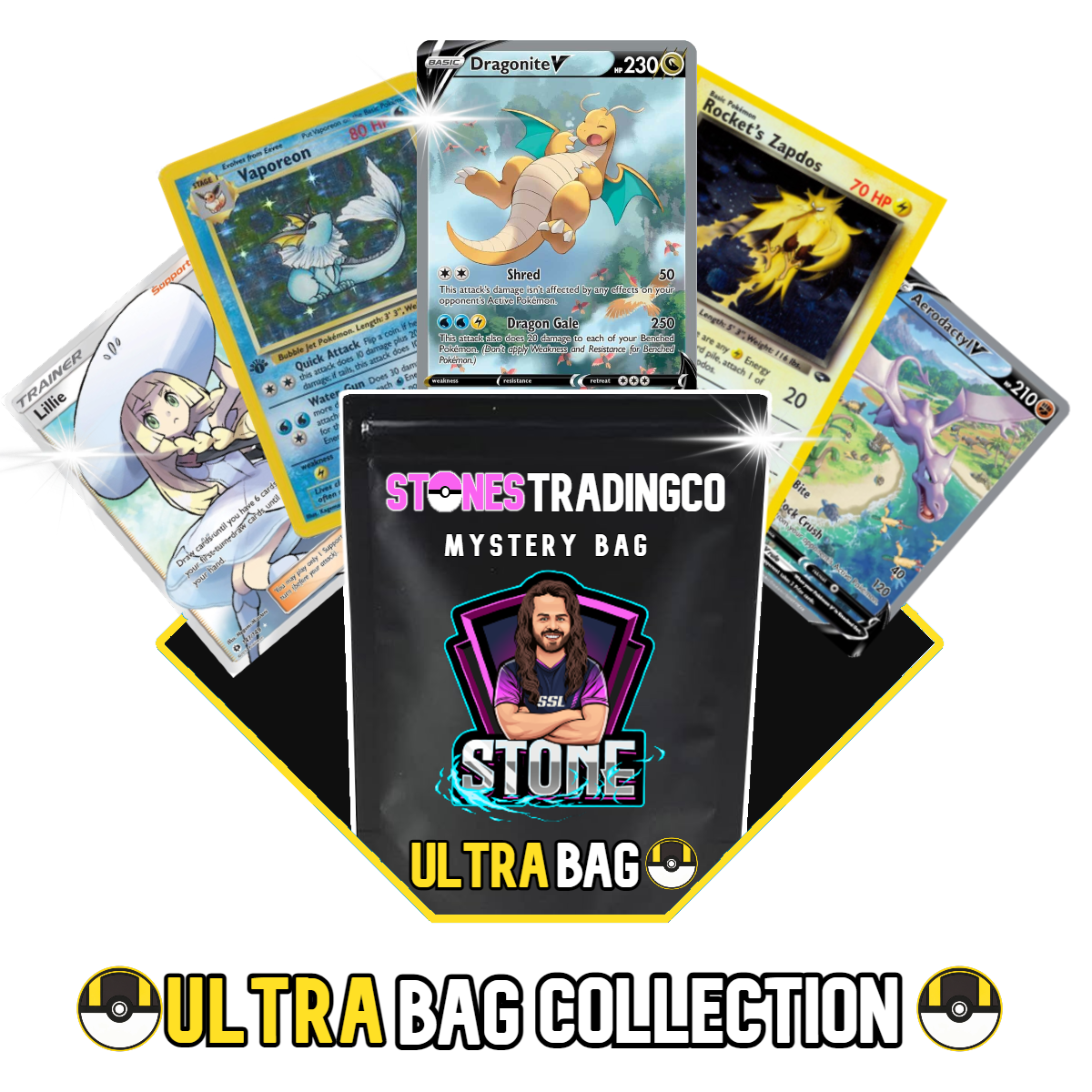 UltraBag - Pokemon Mystery Bags by StonesTradingCo